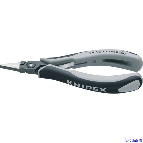 オレンジブック トラスコ中山　TRUSCOKNIPEX ESD精密用プライヤー 平 135mm 〔品番:3412130ESD〕[ 注番:4467710]特長●極めて精密なエレクトロニクス関連、精密機器関連の組立作業に最適な高精度のプライヤー...