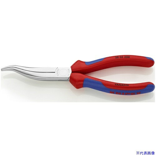 オレンジブック トラスコ中山　TRUSCOKNIPEX メカニックプライヤー クランク コンフォートハンドル 〔品番:3835200〕[ 注番:4467906]特長●負荷のかかるつかみ、曲げ作業に最適なヘッド・先端部の強度を持つプライヤーで...