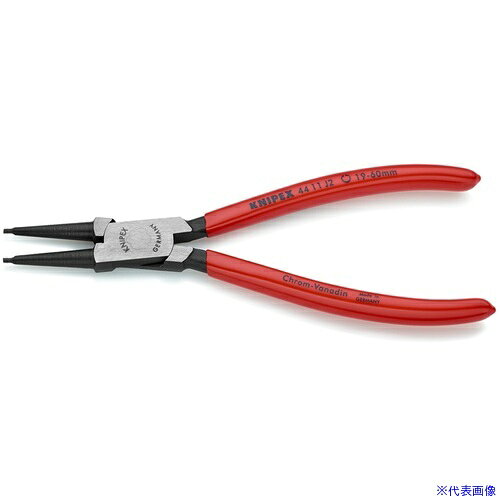 オレンジブック トラスコ中山　TRUSCOKNIPEX 穴用スナップリングプライヤー 19−60mm 〔品番:4411J2〕[ 注番:4467990]特長●穴用スナップリングの取り付け、取り外しに適しています。●鍛造により大変頑丈です。●滑...