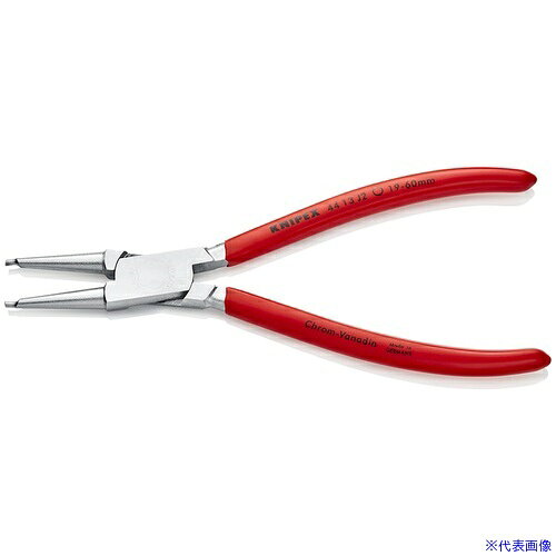 オレンジブック トラスコ中山　TRUSCOKNIPEX 穴用スナップリングプライヤー 19−60mm 〔品番:4413J2〕[ 注番:4468040]特長●穴用スナップリングの取り付け、取り外しに適しています。●鍛造により大変頑丈です。●滑...
