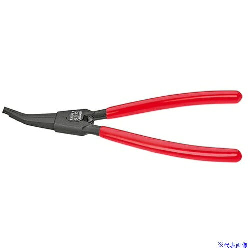 オレンジブック トラスコ中山　TRUSCOKNIPEX リテイナー スナップリングプライヤー 200mm 〔品番:4521200〕[ 注番:4468112]特長●鍛造により大変頑丈です。●直径12mm以上で、すき間が2.2mm以上のリングの...