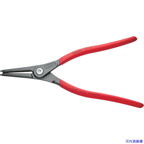 オレンジブック トラスコ中山　TRUSCOKNIPEX 軸用精密スナップリングプライヤー 85−140mm 〔品番:4911A4〕[ 注番:4468392]特長●ツール寿命は一般的なスナップリングプライヤーの10倍以上です。●スクリュージョ...
