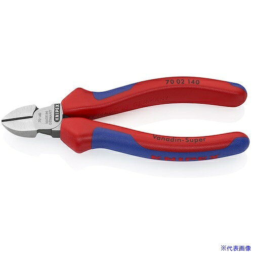 オレンジブック トラスコ中山　TRUSCOKNIPEX 電工ニッパー コンフォートハンドル 140mm 〔品番:7002140〕[ 注番:4468511]特長●様々な場面で活躍する汎用性の高い斜ニッパです。●高品質な原材料を用いることで、精...