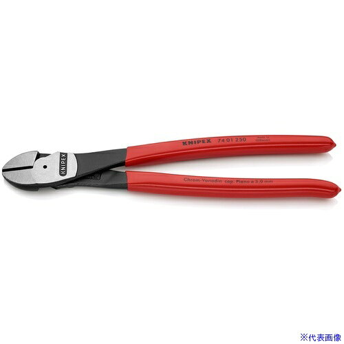 オレンジブック トラスコ中山　TRUSCOKNIPEX 強力型ニッパー プラスチックハンドル 250mm 〔品番:7401250〕[ 注番:4468805]特長●ジョイント部は鍛造軸カシメを採用し耐久性に優れています。●ピアノ線を含む様々な...