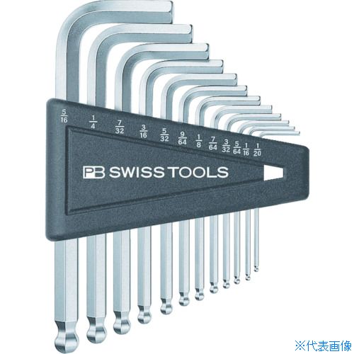 オレンジブック トラスコ中山　TRUSCOPBスイスツールズ ボール付六角棒レンチセット(インチ) 〔品番:212ZH12〕[ 注番:4481780]特長●エッジは軽く隅取りしてあり、レンチをたやすくネジ穴に差し込むことができます。●硬度は...