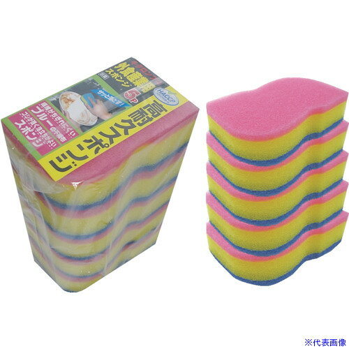 オレンジブック トラスコ中山　TRUSCOキクロン キクロンプロ外食産業用スポンジ ピンク (5個入) 〔品番:S100〕[ 注番:4489900]特長●研磨材入りでガンコな汚れを落とします。●泡立ちの良い中間スポンジとハリの強い表面スポン...