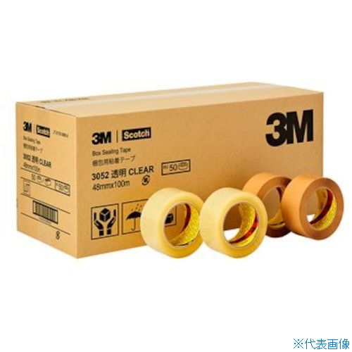 オレンジブック トラスコ中山　TRUSCO3M OPP包装用粘着テープ 3048 48mm×100m 〔品番:3048TRA48X100〕[ 注番:4525550]特長●耐衝撃性に優れるポリプロピレンフィルム基材の包装用テープです。●コスト...