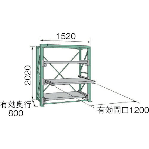 オレンジブック トラスコ中山　TRUSCOKDS スライドラックSSR10−2012−3HT 〔品番:SSR1020123HT〕[ 注番:4528476]特長●本体前面に出っ張りがないため、最小スペースでの設置が可能になります。●独自のベア...