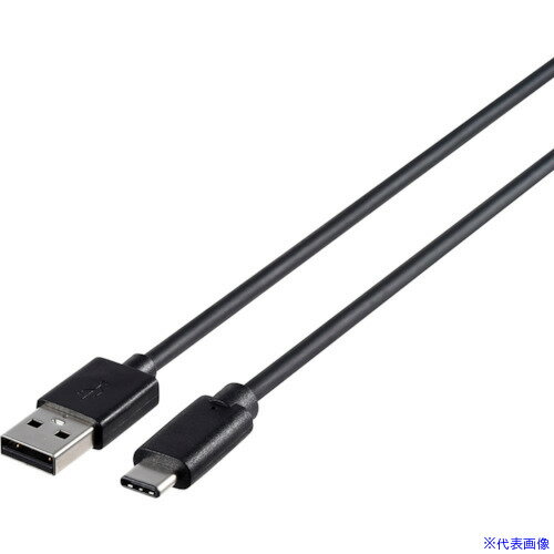 オレンジブック トラスコ中山　TRUSCOバッファロー USB2.0ケーブル(A to C) 3.0m ブラック 〔品番:BSUAC230BK〕[ 注番:4531255]特長●上下どちらの向きでも挿入できるUSB Type-Cコネクタを採用...