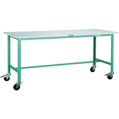 オレンジブック トラスコ中山　TRUSCOTRUSCO 軽荷重作業台(150kg)AE型 900X600XH845 φ100キャスター付 ダークグレー色 〔品番:RAE0960C100DG〕[ 注番:4545192]特長●キャスター付で、作...