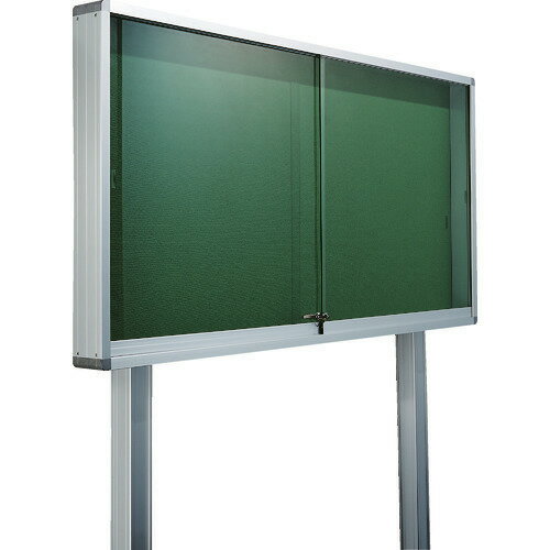 オレンジブック トラスコ中山　TRUSCOTRUSCO 屋外掲示板 アルミ製シルバー枠 1830X100X930脚付タイプ 〔品番:FUK36〕[ 注番:4573820]特長●脚付型は脚部埋め込み式です。●内部掲示板はグリーンクロスを使用し...