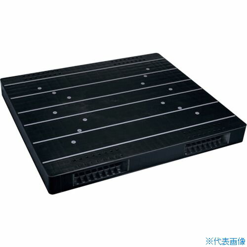 オレンジブック トラスコ中山　TRUSCORISU リサイクルパレット 577845 JCK−R2・135150両面二方差し自動倉庫対応 黒 〔品番:JCKR2135150〕[ 注番:4581270]特長●大型商品や長尺物の搬送に適したパレ...