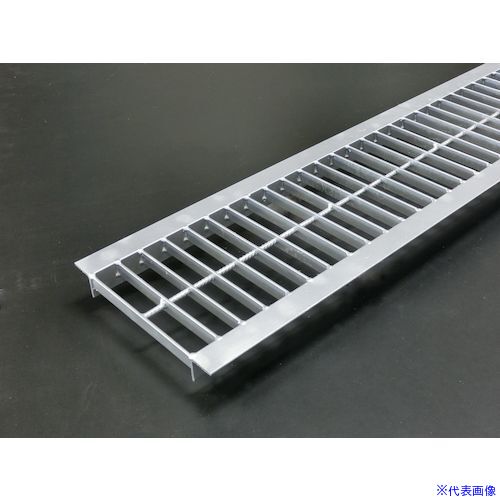 オレンジブック トラスコ中山　TRUSCO奥岡 スチール製 U字溝用 グレーチング 溝幅180用 並目 プレーン 歩道用 エコノミー 〔品番:OKYU1816〕[ 注番:4584072]特長仕様仕様2材質/仕上セット内容/付属品注意原産国（...