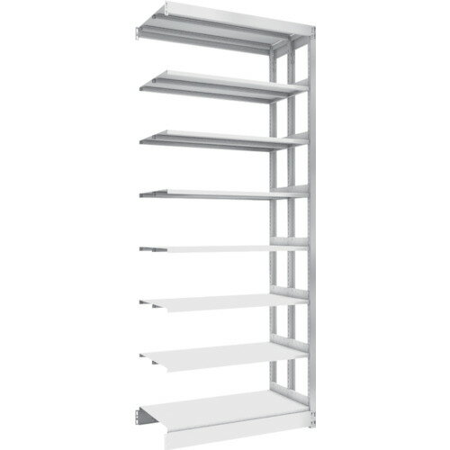 オレンジブック トラスコ中山　TRUSCOTRUSCO 複柱書架 複式 B5縦 W900XD220XH2244 7段 連結 〔品番:BSDD73T7B〕[ 注番:4592344]特長●ボルトを1本も使用していないボルトレス構造で、分解・組み...