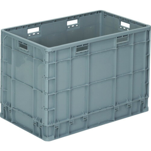 オレンジブック トラスコ中山　TRUSCOサンコー TP規格大型コンテナー 213411 クミコンTP486LJグレー 〔品番:SKTP486LJGLL〕[ 注番:4594223]特長●コンテナを長辺・短辺・底面に分割、組立式にしたことで各...