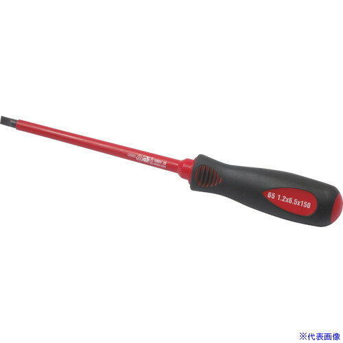 オレンジブック トラスコ中山　TRUSCOTech−EV 絶縁ドライバー スクリュードライバー −6.5×150mm 〔品番:OLC636066A〕[ 注番:4603613]特長●グリップはソフトハンドルで作業性がよく、手に馴染みます。用途...