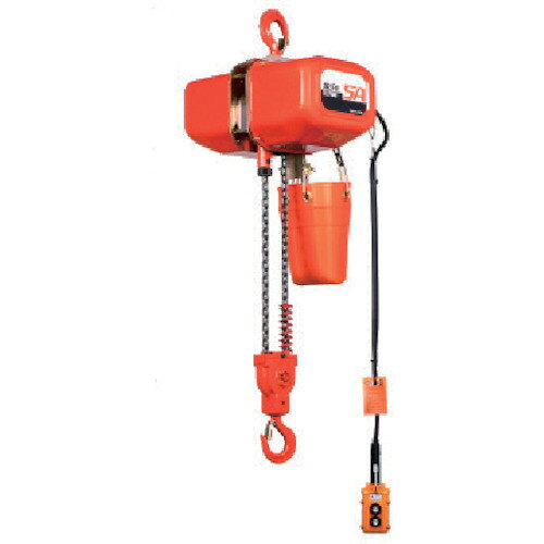 オレンジブック トラスコ中山　TRUSCO象印 SA型単相100V電気チェーンブロック1t・6m (SA−1 6m) 〔品番:SA01060〕[ 注番:4608046]特長●巻き上げ機本体と同じ単相100V用電源でトロリーが電動で使えます。...