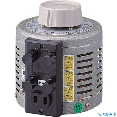 オレンジブック トラスコ中山　TRUSCO山菱 ボルトスライダー据置型 大容量タイプ 最大電流2.5A 入力電圧200V 〔品番:V2602.5〕[ 注番:4661192]特長●トロイダル状の鉄芯に銅線を放射状に捲線し、特殊配分によるカーボ...