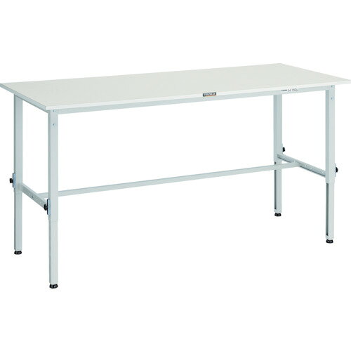 オレンジブック トラスコ中山　TRUSCOTRUSCO 軽荷重作業台高さ調節式(150kg)AEM型 1800X900XH650〜950 基本タイプ ホワイト色 〔品番:AEM1809W〕[ 注番:4667654]特長●650〜950mmの...