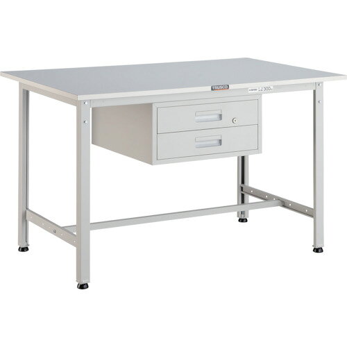 オレンジブック トラスコ中山　TRUSCOTRUSCO 軽荷重作業台(300kg)AE型 900X600XH740 2段引出付 ホワイト色 〔品番:RAE0960F2W〕[ 注番:4671694]特長●仕分けに便利な2段引出し付です。●引出...