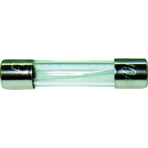 オレンジブック トラスコ中山　TRUSCO冨士端子 ガラス管ヒューズ (2個入) 5A 6.4×30mm 〔品番:FPFGBO250V5A2PPBF〕[ 注番:4701861]特長●過電流または、短絡電流が流れた時、その機器を保護する役目を...