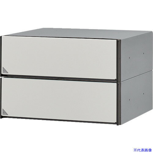 オレンジブック トラスコ中山　TRUSCO田島メタルワーク メイルボックス(前入前出)MX−68−2W 〔品番:MX682W〕[ 注番:4706755]特長●大型郵便対応です。●化粧プレートが閉まっているとき、錠前とネームプレートは見えませ...