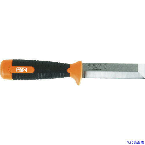 オレンジブック トラスコ中山　TRUSCOBAHCO 木用ワーキングナイフ 〔品番:2448〕[ 注番:4707737]特長●切る、削ぐ、削るをこれ一本で作業できます。●ハンドルのエンド部分を叩くことができます。●刃に厚みのある部分があり、...