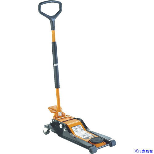 オレンジブック トラスコ中山　TRUSCOBAHCO 低床トローリージャッキ 2ton 〔品番:BH12000〕[ 注番:4710975]特長●フレームの強度を保つために折込加工を施しています。●ハンドル可動部分には、外したボルトなどを置い...