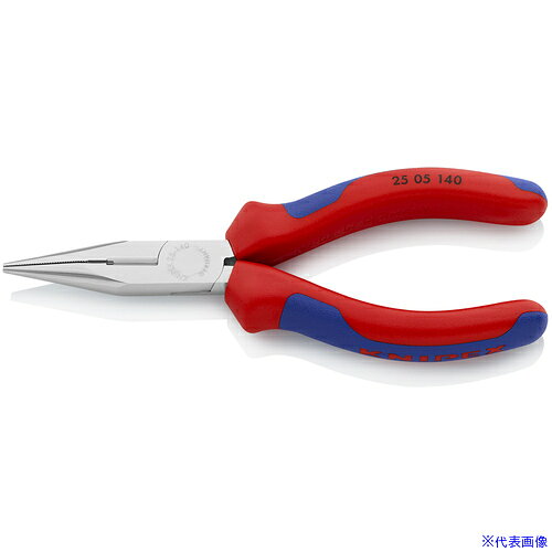 オレンジブック トラスコ中山　TRUSCOKNIPEX ラジオペンチ 140mm 〔品番:2505140〕[ 注番:4713524]特長●精密な電子部品をつかんだり、切断するのに最適です。●ヘッドの先端形状は半丸型です。●つかみ面には滑り止...