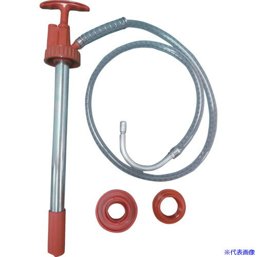オレンジブック トラスコ中山　TRUSCOJTC ペール缶用オイルポンプ 〔品番:8805G〕[ 注番:4716831]特長●ペール缶にセットし、レバーを上下にストロークすることでオイルを注入する事が出来ます。● 20Lペール缶から直接注入...