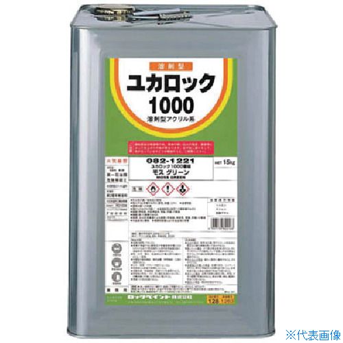 オレンジブック トラスコ中山　TRUSCOロック ユカロック#1000 白 15KG 〔品番:082110201〕[ 注番:4717503]特長●耐候性に優れ、内外部の床面をいつまでも美しく保ちます。●薄める際は必ずパーマロックシンナー(0...