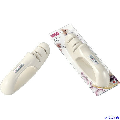 オレンジブック トラスコ中山　TRUSCO下村工業 シャープナー 味わい食房包丁&ハサミ研ぎ器 〔品番:AHT658〕[ 注番:4721386]特長●両刃研ぎ、片刃研ぎ、ハサミ研ぎ付きのトリプル設計。●ステンレス製の包丁専用です。●セラミッ...