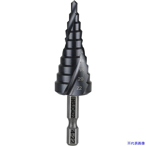 オレンジブック トラスコ中山　TRUSCOミヤナガ ハイスステップドリル 4−22mm 〔品番:HSJD422〕[ 注番:4731691]特長●進化した特殊コーティング（AlCrN／窒化アルミクロムコーティング）を採用し、耐摩耗性、耐久性向...