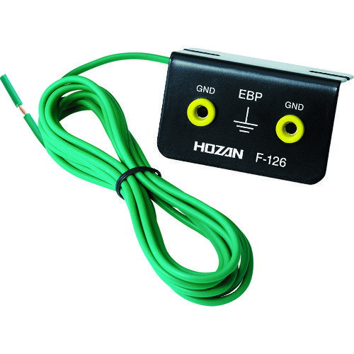 オレンジブック トラスコ中山　TRUSCOHOZAN アースターミナル 〔品番:F126〕[ 注番:4743041]特長●リストストラップを安全、確実にアース接続するためのターミナルです。●作業台の下に取り付けるタイプのため、作業スペースに...