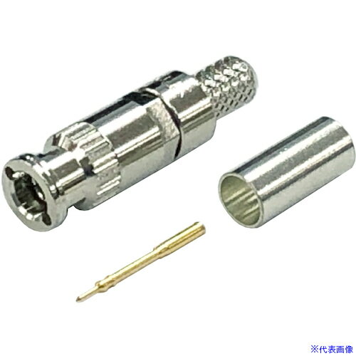 オレンジブック トラスコ中山　TRUSCOTYC H・BNCコネクタストレートプラグ 〔品番:H.BNCP503D〕[ 注番:4745963]特長●H・BNCコネクタのストレートプラグです。用途●3D-2Vケーブルに適合する50Ω仕様のH・...