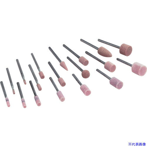 オレンジブック トラスコ中山　TRUSCOナカニシ 軸付砥石セット 18本入 軸φ3 〔品番:43405〕[ 注番:4766440]特長●優れた研削性と耐久性を発揮する高品質の軸付砥石アソートセットです。用途●テスト使用や作業現場の常備工具...