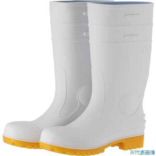 オレンジブック トラスコ中山　TRUSCO弘進ゴム 長靴 ゾナセーフティー S−01 白 25.5cm 〔品番:C0170AA255〕[ 注番:4782053]特長●銅製先芯入りの安全スタンダードタイプです。仕様●寸法(cm)：25.5●足...