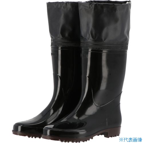オレンジブック トラスコ中山　TRUSCO弘進ゴム ゾナG3 ネオ耐油 カバー付 黒 25.0cm 〔品番:C0125AA250〕[ 注番:4783630]特長●強耐油配合カバー付プーツです。仕様●寸法(cm)：25.0●足幅サイズ：EEE...