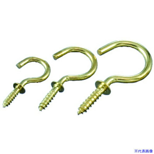 オレンジブック トラスコ中山　TRUSCOVELOS カーペンターフック 丸 大・中・小 ゴールド 12本入 〔品番:CH155MARU〕[ 注番:4786543]特長●3種類のサイズが入っているので、用途によって使い分けができます。仕様●...