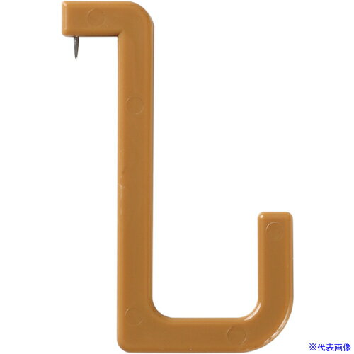 オレンジブック トラスコ中山　TRUSCOベロス ちょい掛けハンガー 3本入 ブラウン 〔品番:TH5033BR〕[ 注番:4786549]特長●長押や鴨居に刺してフックとして使えます。仕様●幅(mm)：4●奥行(mm)：33●高さ(mm)...