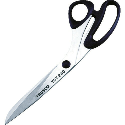 オレンジブック トラスコ中山　TRUSCOTRUSCO ラシャ切りはさみ 240mm 〔品番:TST240〕[ 注番:4789920]特長●ハンドルには丈夫なガラス繊維入りポリプロピレンを使用しています。●刃元20mmギザ刃付きで対象物を逃...