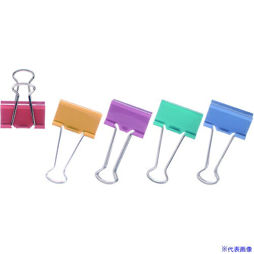 オレンジブック トラスコ中山　TRUSCOVELOS 大 カラーWクリップ カラーMIX 4個 〔品番:CCV1〕[ 注番:4791235]特長●書類の量に合わせてサイズが選べます。仕様●サイズ：大●挟口寸法(mm)：32●とじ枚数(枚)：...