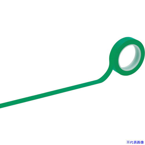 オレンジブック トラスコ中山　TRUSCO緑十字 クリーンルーム用ラインテープ 緑 HCP−25G 25mm幅×33m PET+PVC 〔品番:259032〕[ 注番:4793404]特長●発じんを防止するため、芯管にプラスチックを使用した...