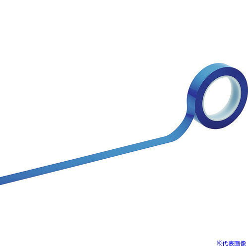オレンジブック トラスコ中山　TRUSCO緑十字 クリーンルーム用ラインテープ 青 HCP−25BL 25mm幅×33m PET+PVC 〔品番:259035〕[ 注番:4793439]特長●発じんを防止するため、芯管にプラスチックを使用し...