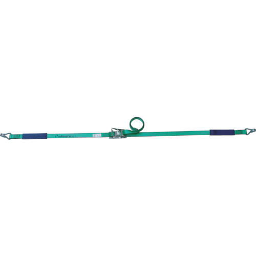 オレンジブック トラスコ中山　TRUSCOallsafe ベルト荷締機 ラチェット式ナローフック仕様(中荷重) 〔品番:R3N13〕[ 注番:4795016]特長●ラチェット式により簡単な操作で確実な荷締め作業ができるベルトです。用途●トラ...