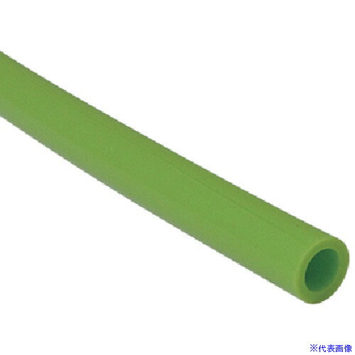 オレンジブック トラスコ中山　TRUSCOチヨダ ポリウレタンチューブ TEタッチチューブ 12mm/100m ライトグリーン 〔品番:TE12100LG〕[ 注番:4809009]特長●耐油・耐水性に優れています。●柔軟性に優れており、曲...