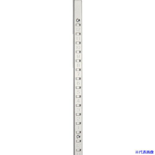 オレンジブック トラスコ中山　TRUSCOSUGATSUNE (120030846)SM-2600ステンレス鋼製棚柱 〔品番:SM2600〕[ 注番:4811364]特長●棚受の取付穴を目隠ししてあり、正面から後ろの掘込部が見えないように工...