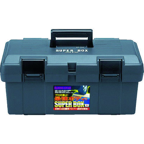 オレンジブック トラスコ中山　TRUSCORING STAR スーパーボックスSR−450グレー 〔品番:SR450GY〕[ 注番:4842081]特長●自動車用バンパー素材使用で強度が抜群です。●プロも絶賛する工具の収納にジャストサイズで...