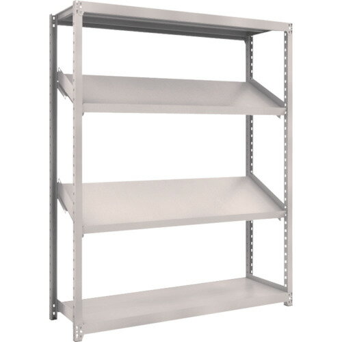 オレンジブック トラスコ中山　TRUSCOTRUSCO スチールラック M2型棚 1500X450XH1800 4段 傾斜2段 〔品番:M26544K2〕[ 注番:4843908]特長●ボルトを1本も使用していないボルトレス構造で、分解・組...