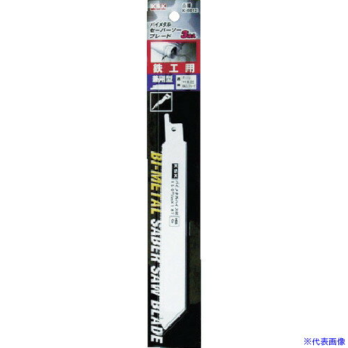オレンジブック トラスコ中山　TRUSCOKSK バイメタルセーバーソーブレード (3枚入) 〔品番:K6012〕[ 注番:4853393]特長●コバルト含有バイメタルハイス鋼の複合材を使用することで、切断能力の向上と、よい刃持ちを実現する...